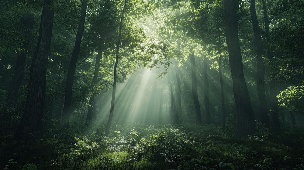 Dark wood forest background sunlight | Free Photo - rawpixel