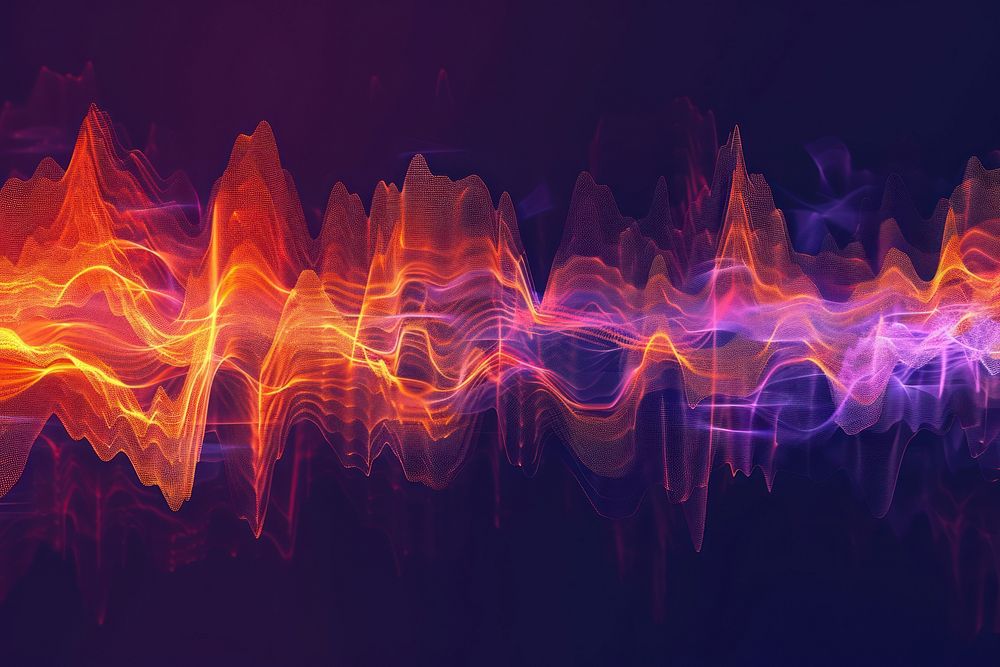 digital sound wave background pattern | Free Photo Illustration - rawpixel