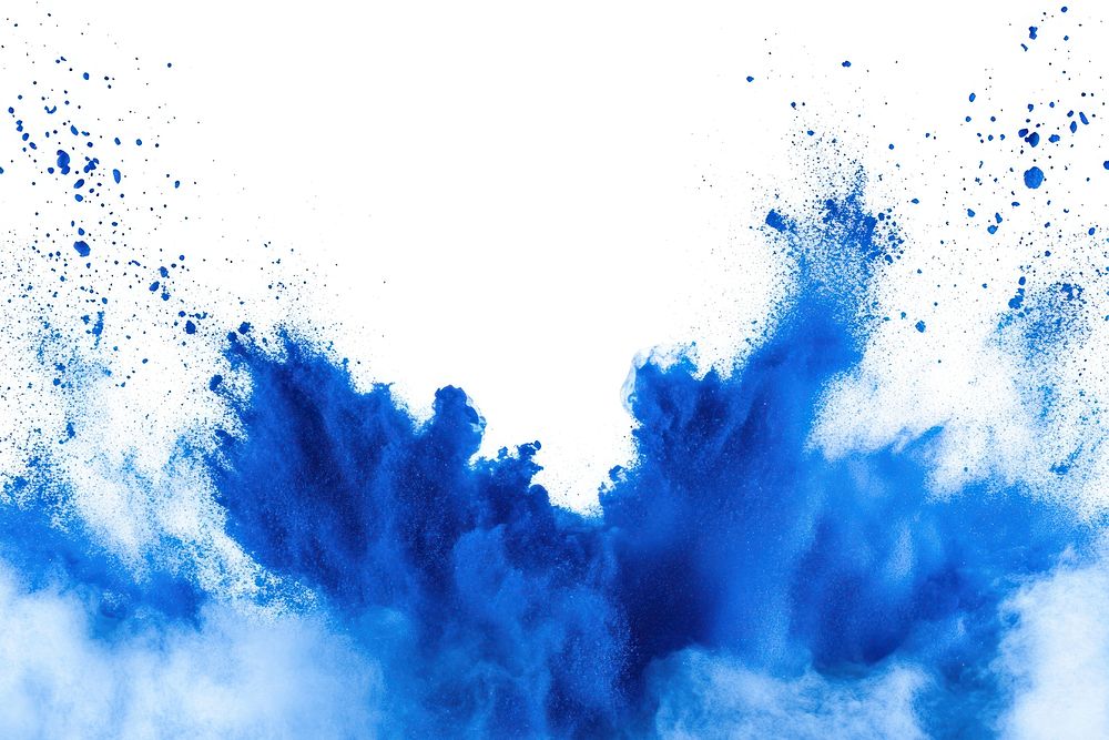 Blue color explosion background powder | Premium Photo - rawpixel