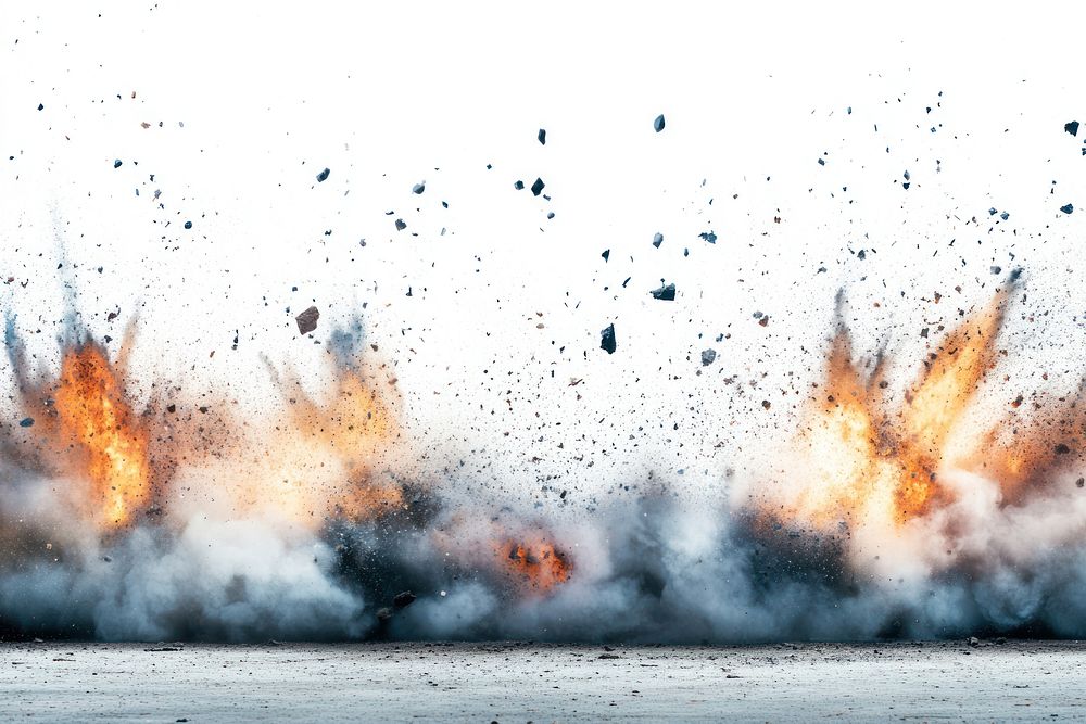 Explosion border explosion fire destruction. | Free Photo - rawpixel