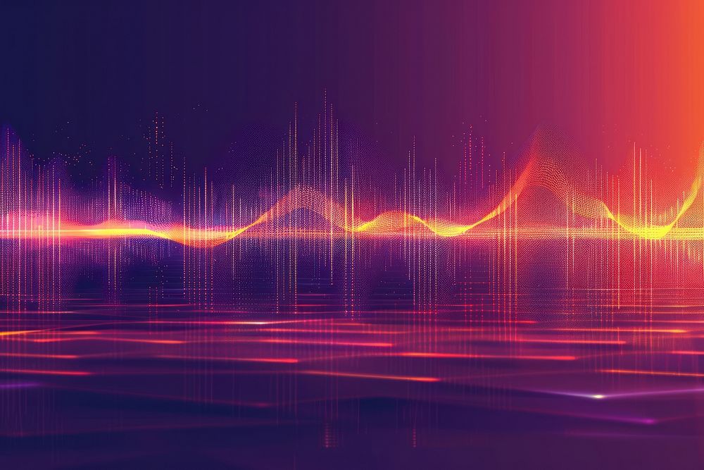 digital sound wave background graphics | Free Photo Illustration - rawpixel
