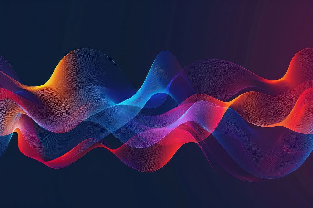 digital sound wave background vibrant | Free Photo Illustration - rawpixel