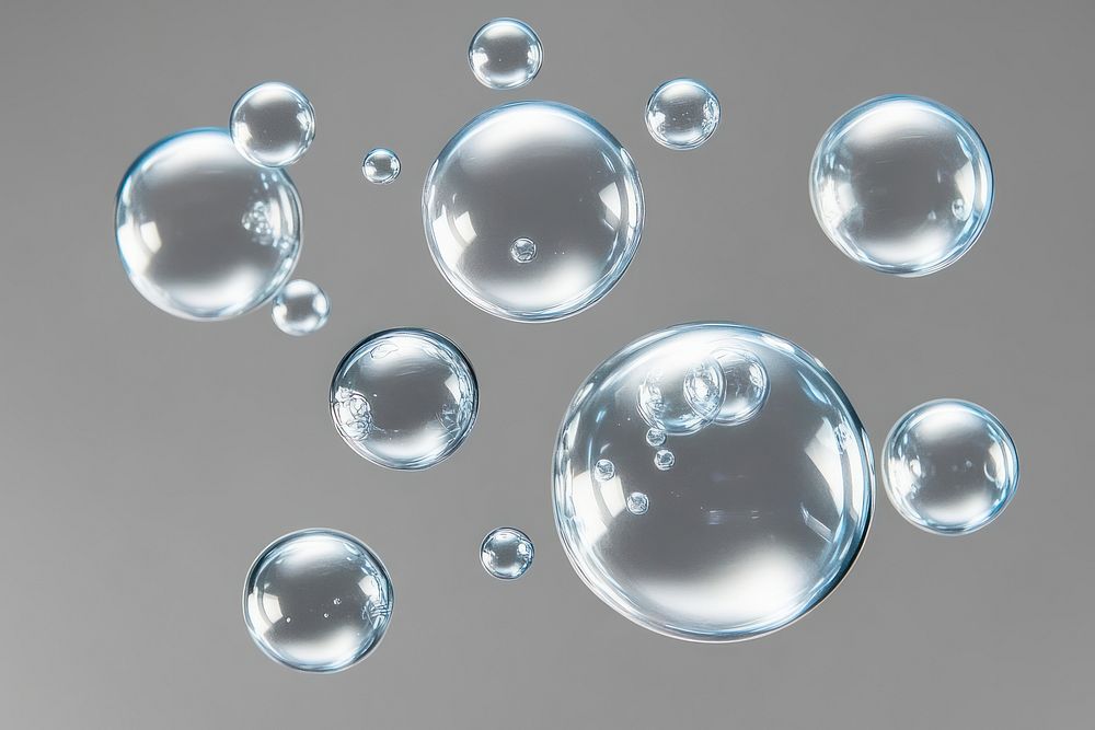 group transparent blue bubbles floating | Free Photo - rawpixel