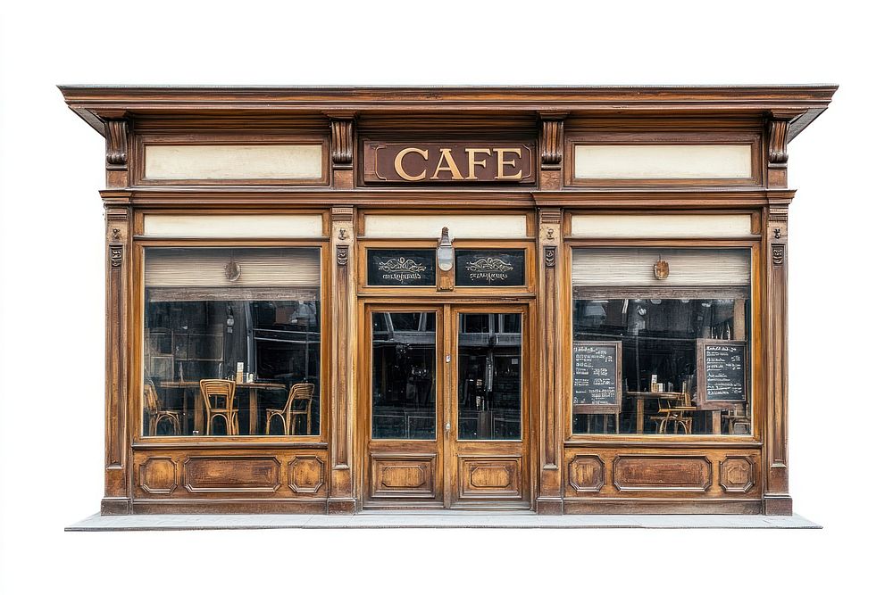 Cafe architecture vintage facade. | Free Photo - rawpixel