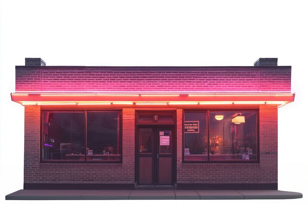 Restaurant brick facade diner. | Free Photo - rawpixel