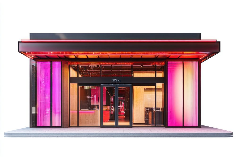 Architecture modern facade shop. | Free Photo - rawpixel