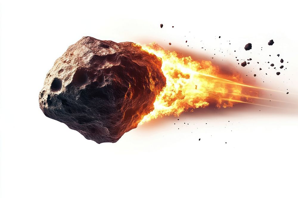 burning asteroid fire astronomical phenomenon. | Free Photo - rawpixel