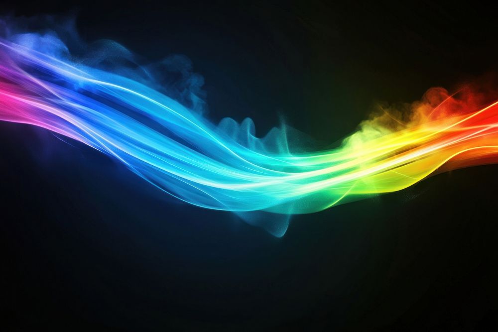 Light effect light blue rainbow | Free Photo - rawpixel