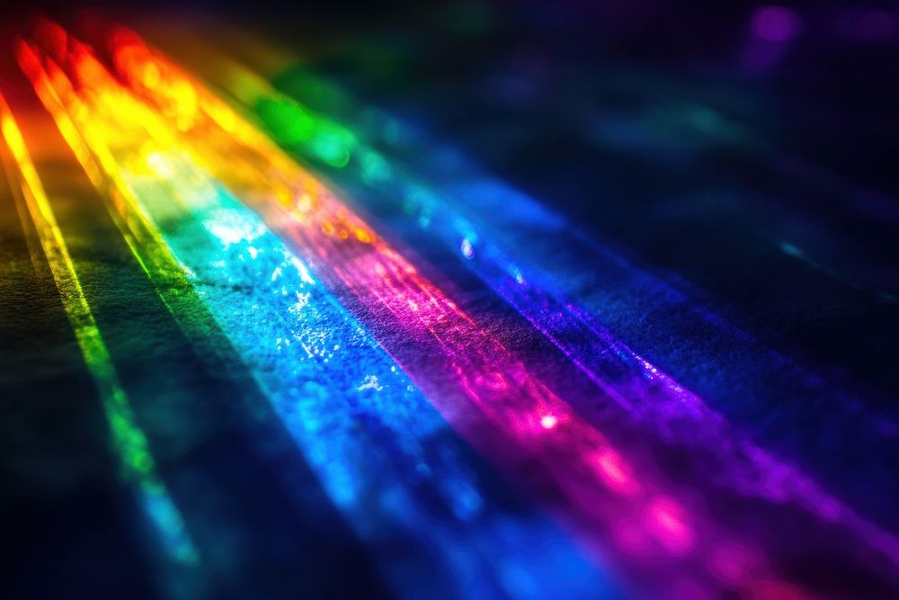 Light effect light blue rainbow | Free Photo - rawpixel