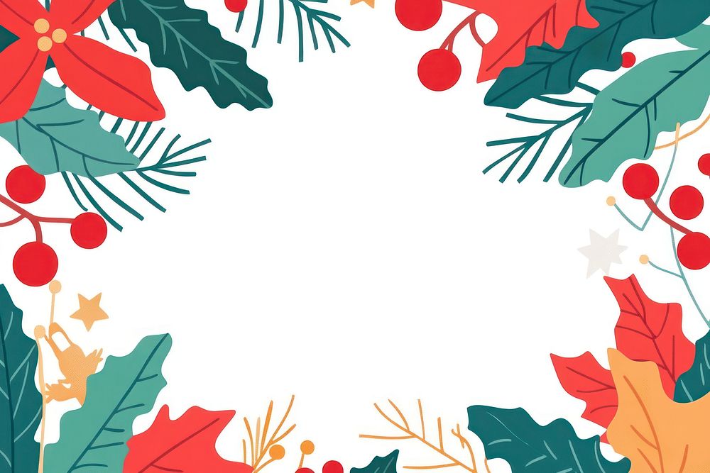 Simple Christmas frame illustration christmas | Free Photo Illustration ...