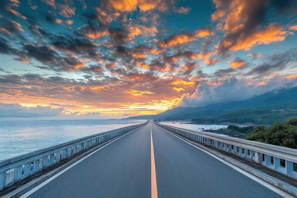 Highway highway sky beautiful. | Free Photo - rawpixel