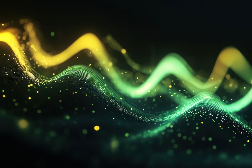 Sound wave light waves neon. | Free Photo Illustration - rawpixel