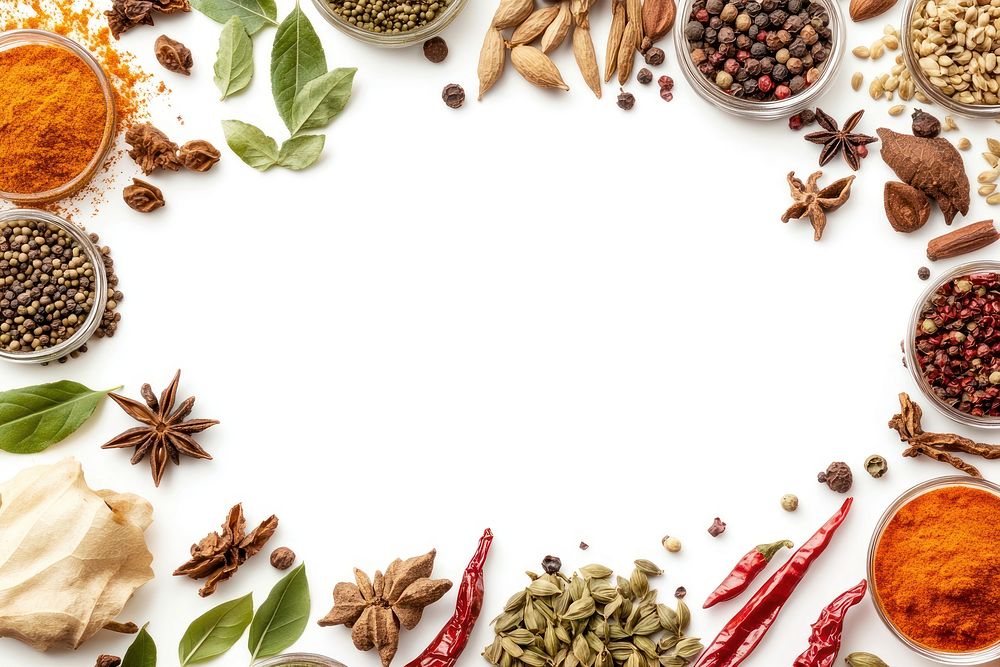 Masala background spices frame. | Free Photo - rawpixel