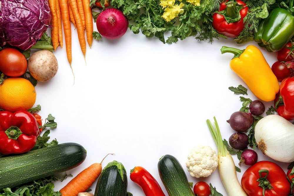 Vegetables produce border frame. | Free Photo - rawpixel