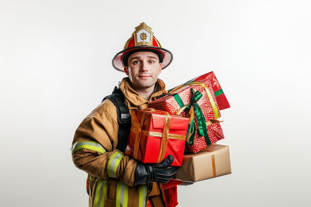 An american fireman costume carry | Free Photo - rawpixel