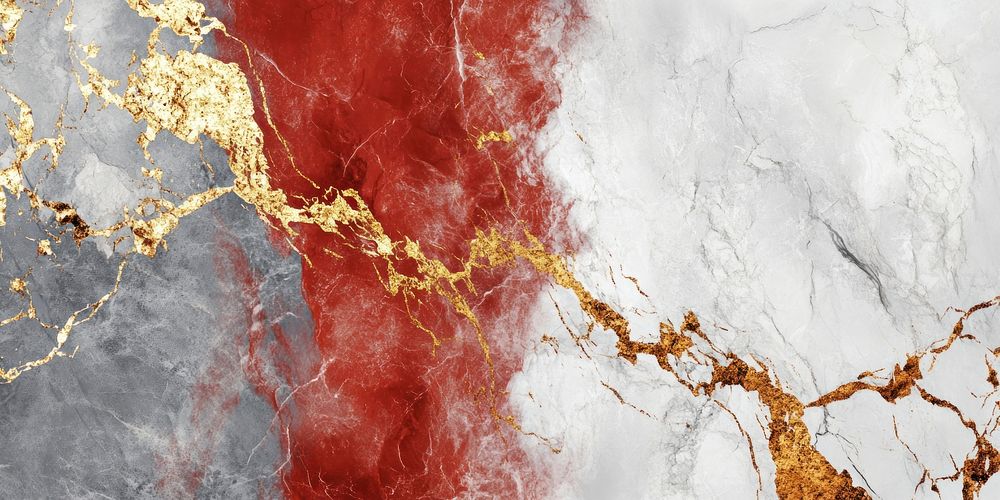 Red marble texture Golden veins | Premium Photo - rawpixel