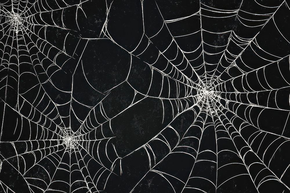 Vector graphics depicting spider webs | Free Photo Illustration - rawpixel