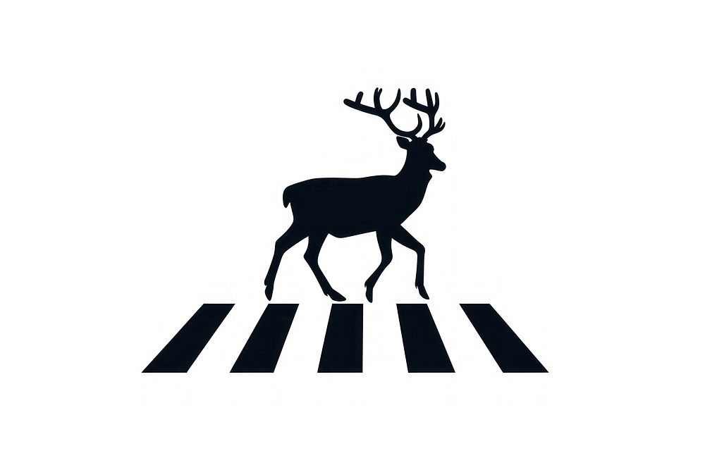Stag Deer pictogram deer illustration | Free Photo Illustration - rawpixel