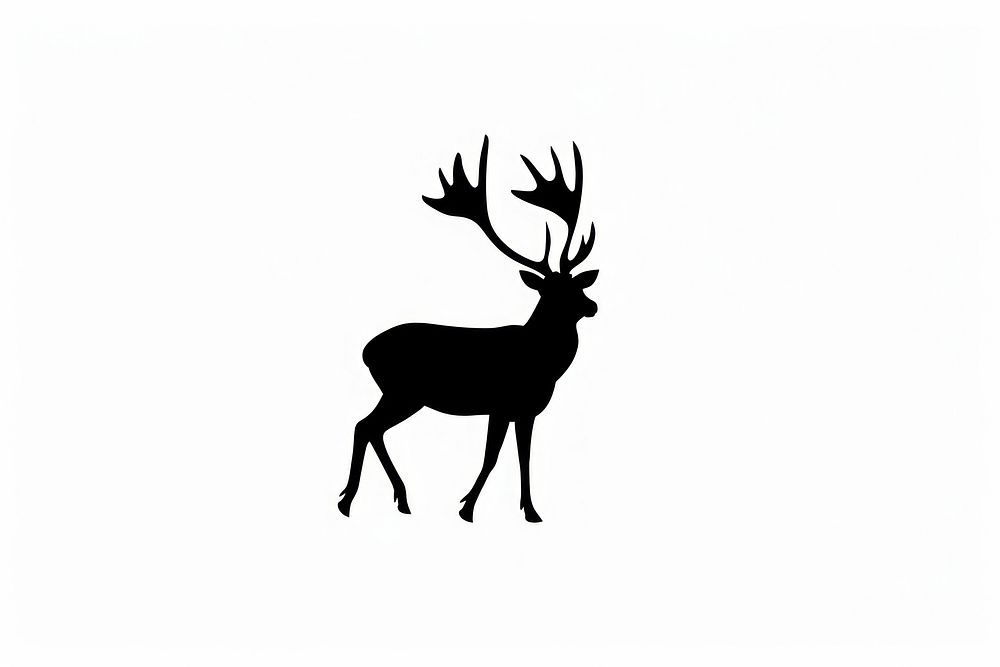 Stag Deer pictogram deer illustration | Free Photo Illustration - rawpixel