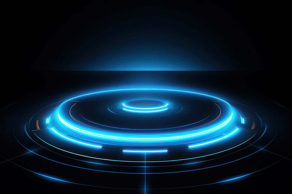 Blue futuristic product backdrop lights | Free Photo Illustration ...