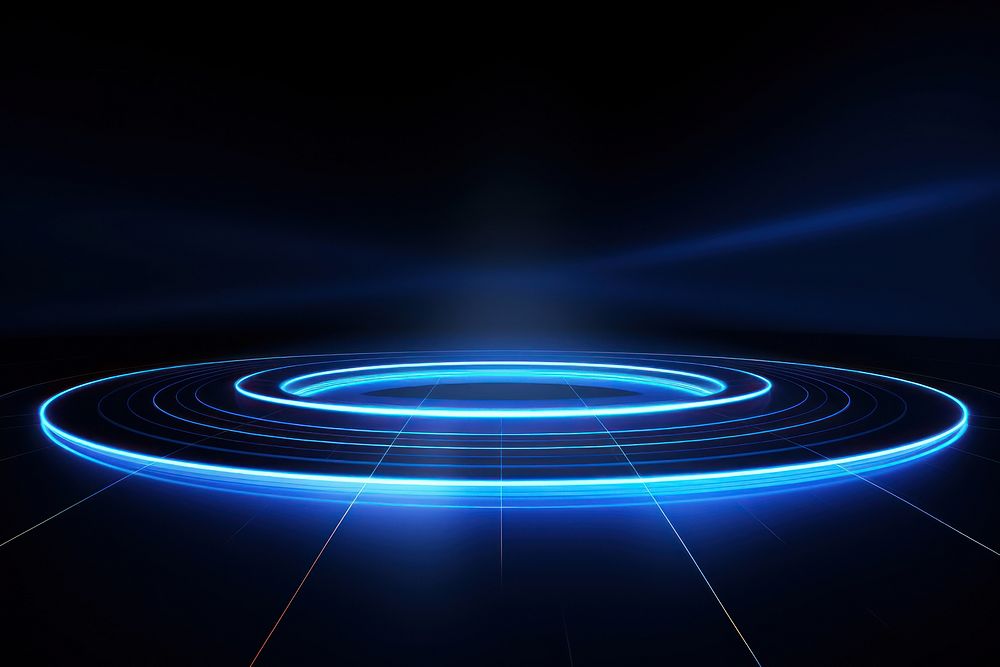 Blue futuristic product backdrop light | Free Photo Illustration - rawpixel