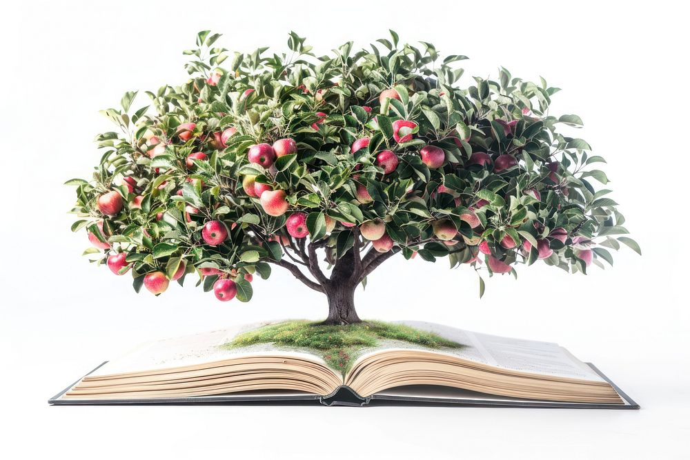 Apple tree book apples fruit. | Free Photo - rawpixel
