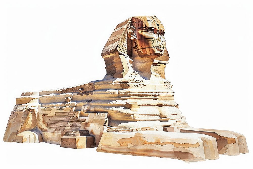 Sphinx illustration landmark historical. | Free Photo Illustration ...