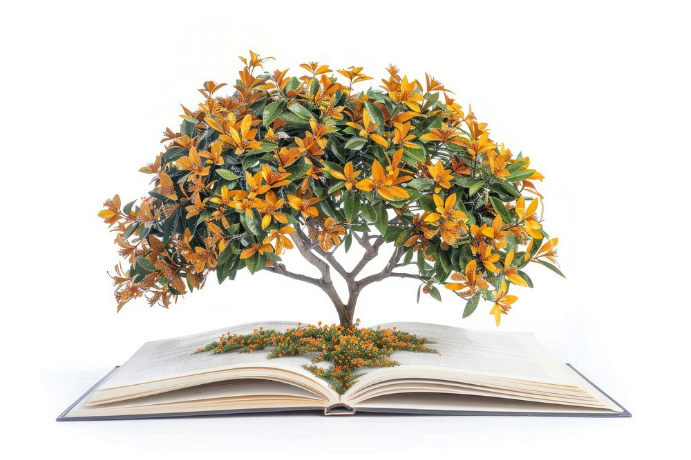 Orange tree book open publication | Free Photo - rawpixel