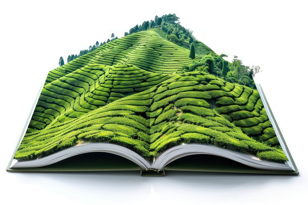 Tea field china valley nature | Free Photo - rawpixel