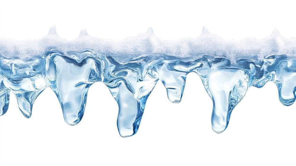 Wavy ripples icicle icicles nature | Free Photo - rawpixel