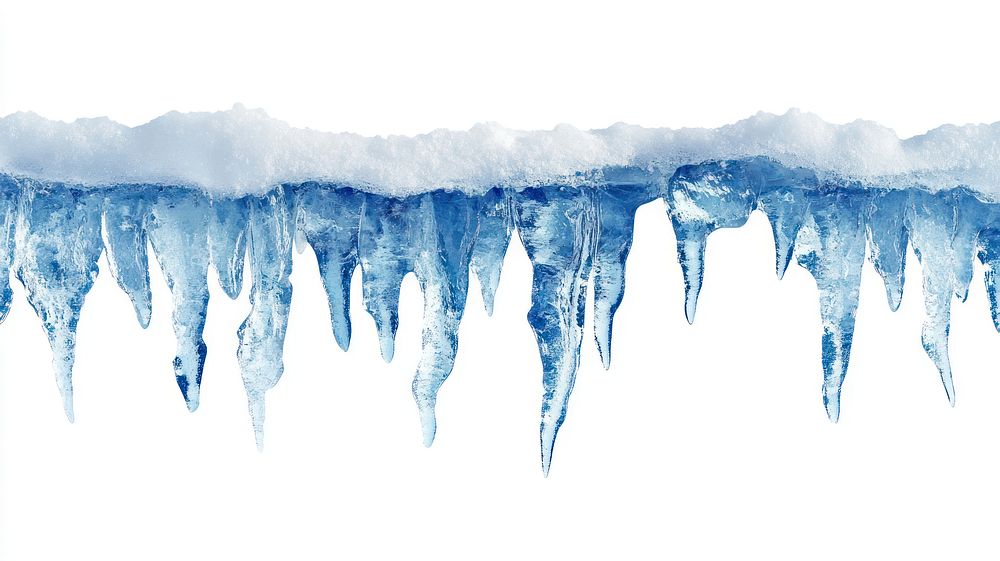Blue icicle icicles nature winter. | Free Photo - rawpixel