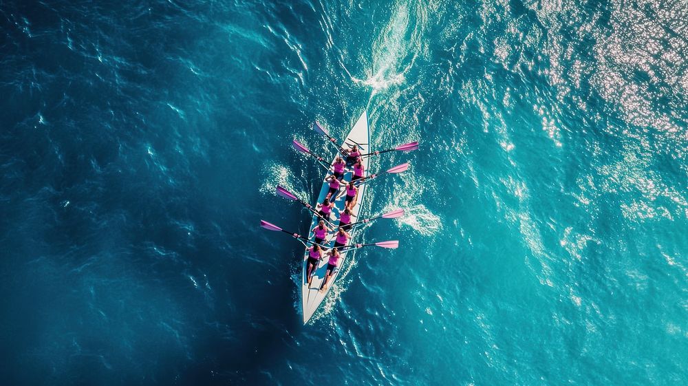 Rowing team boat sports waters | Free Photo - rawpixel