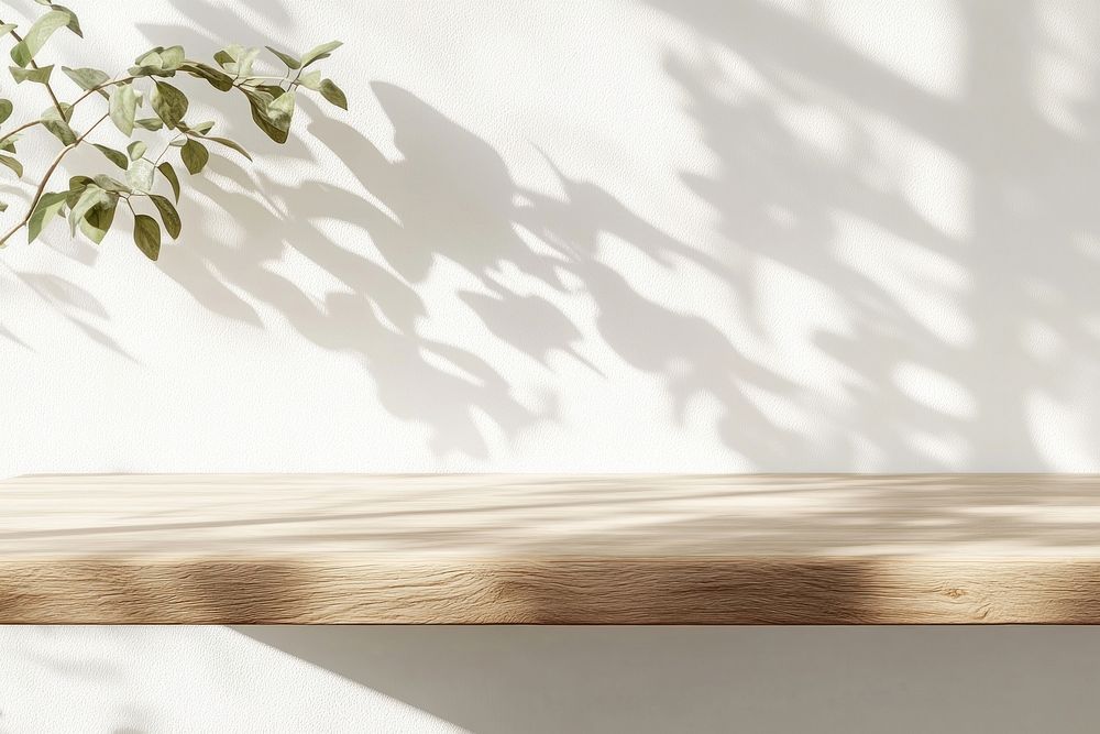 Empty light wood table shadows | Free Photo - rawpixel