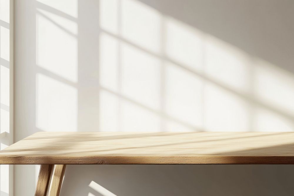 Empty light wood table shadows | Free Photo - rawpixel