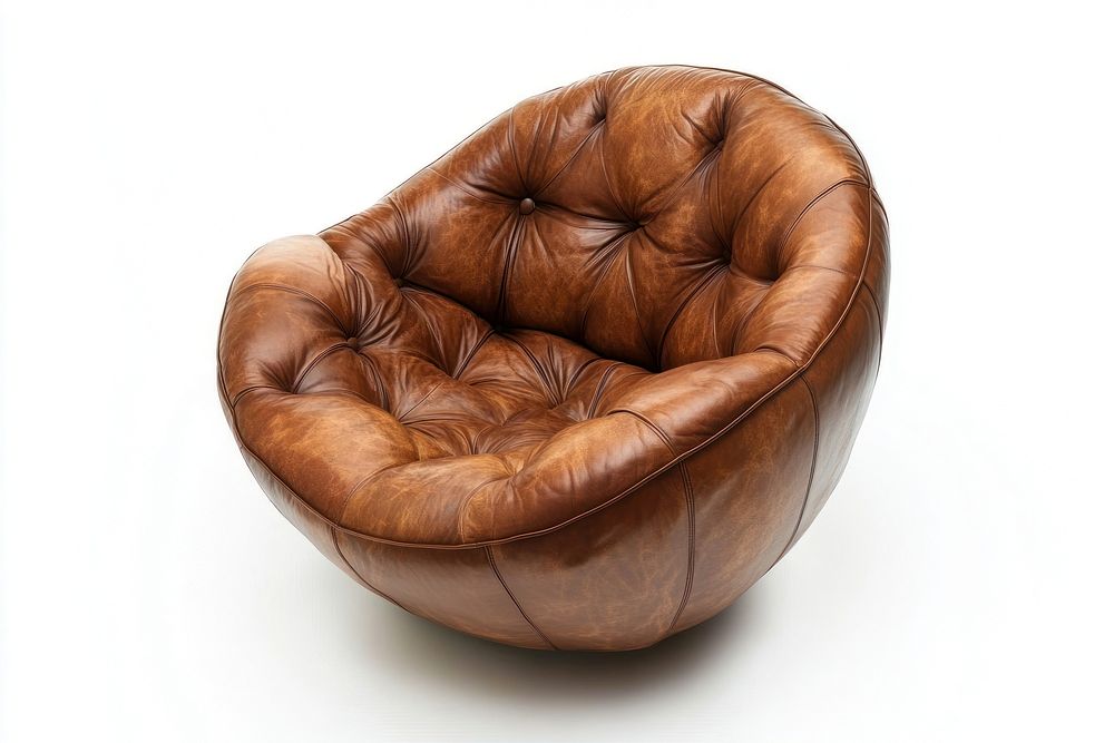 Ottoman chair furniture round comfortable. | Free Photo - rawpixel