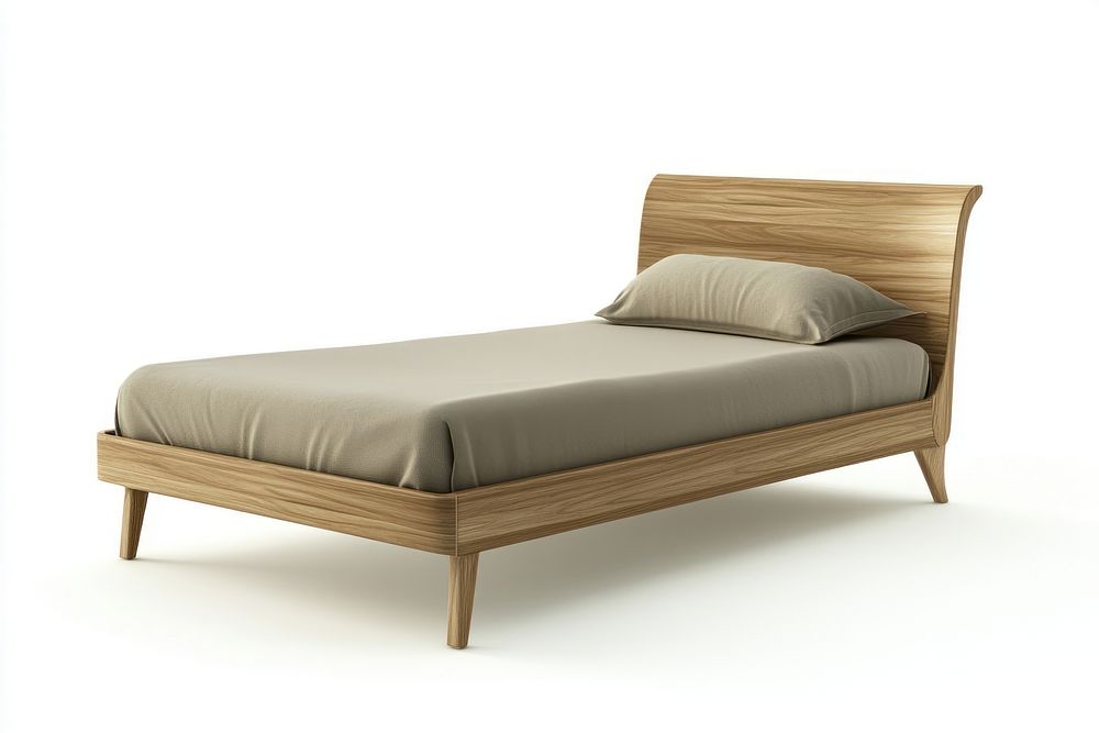 Single bed furniture bedroom modern. | Free Photo - rawpixel