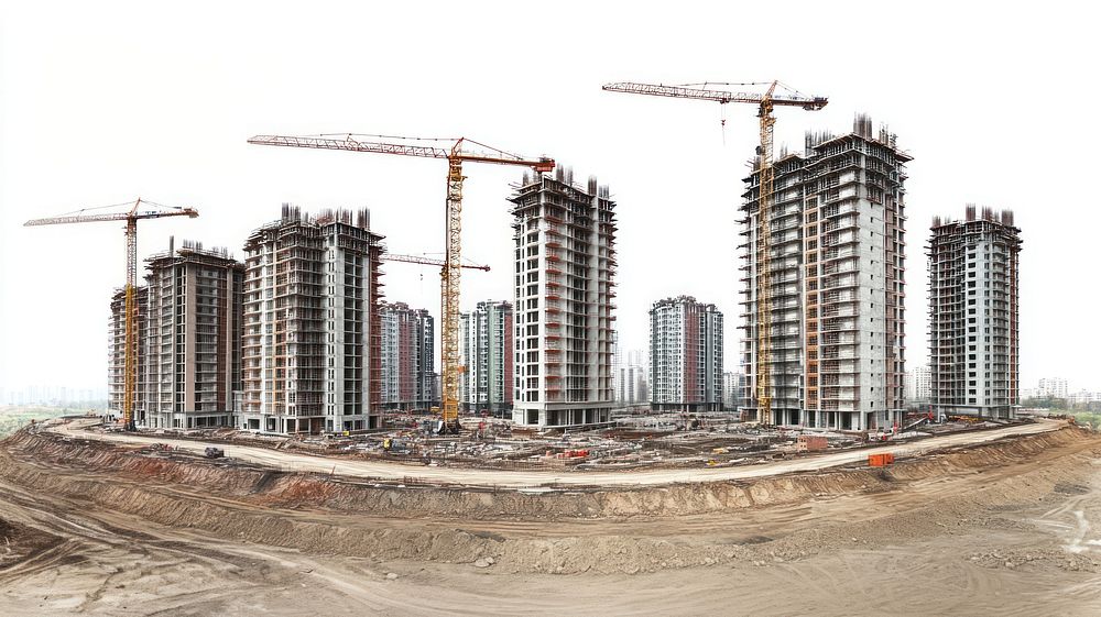 Real high-rise condominium complex construction | Free Photo - rawpixel