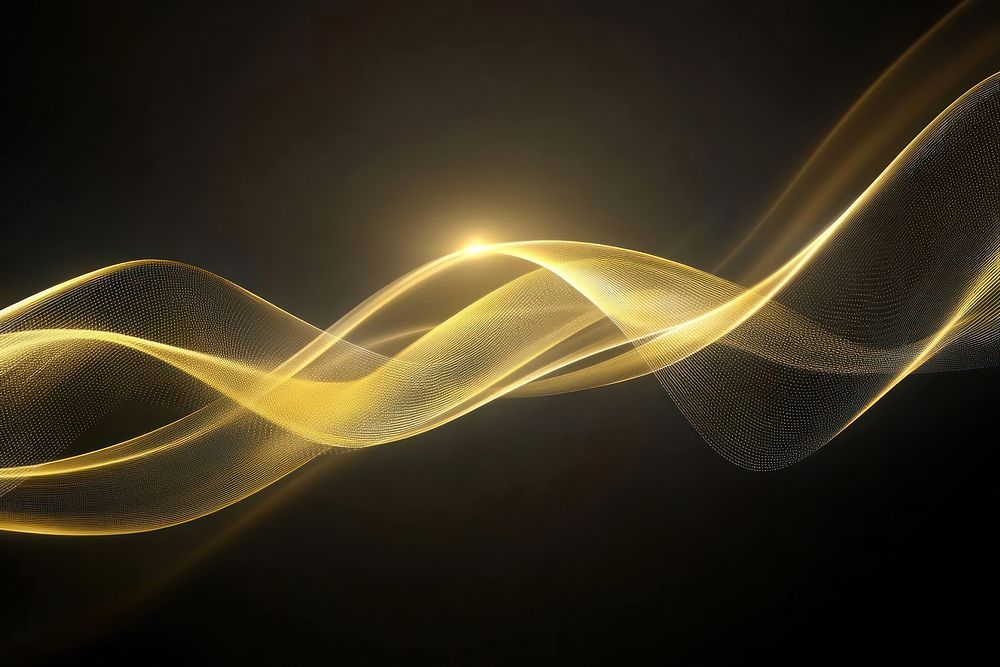 Golden wave light background design | Free Photo - rawpixel