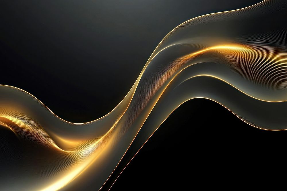 Golden wave light background graphics | Free Photo - rawpixel
