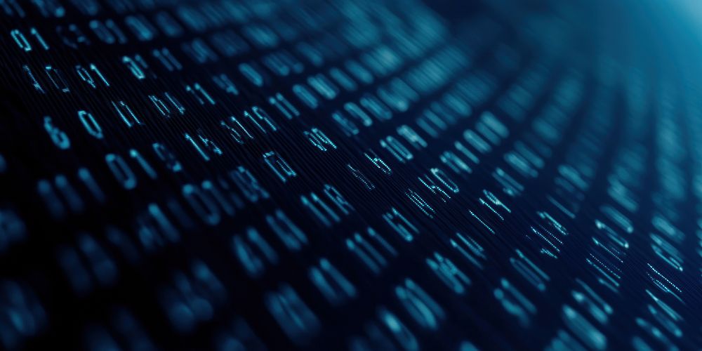 Blue digital binary background computer | Free Photo - rawpixel