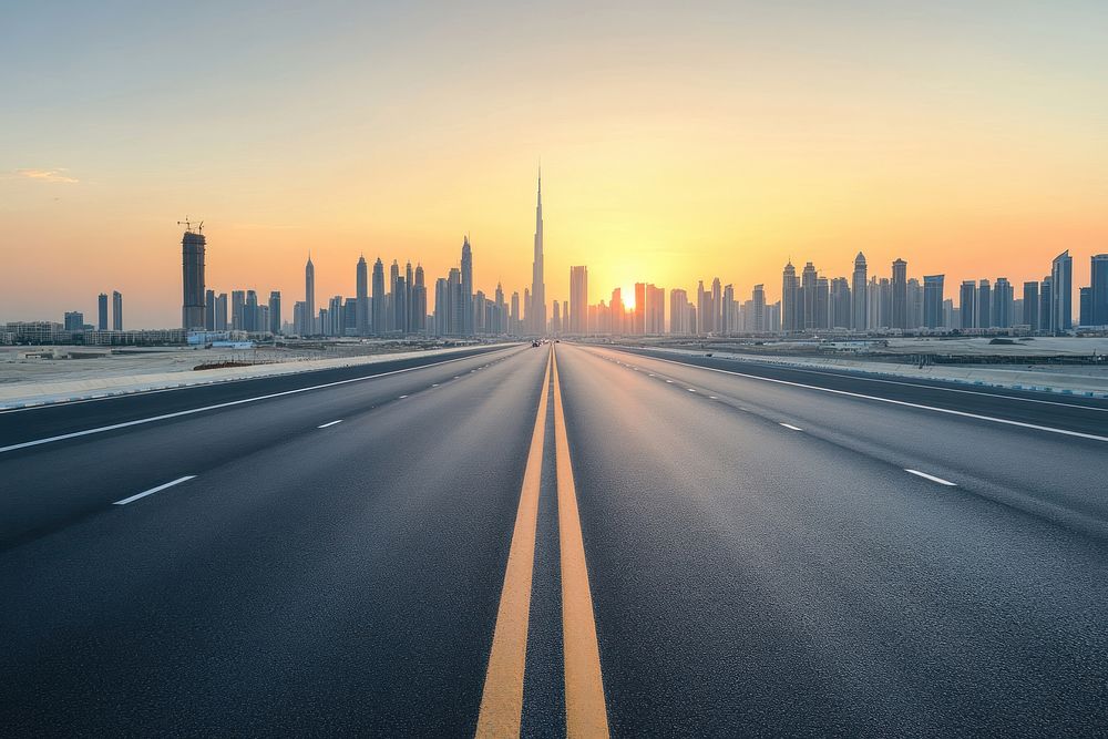 Real wide highway landscape horizon | Free Photo - rawpixel