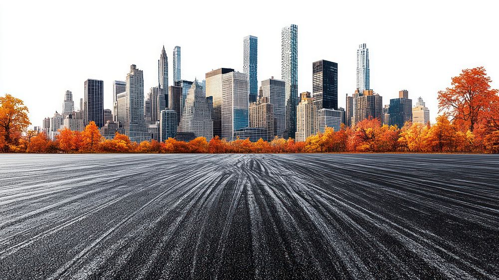 Modern cityscape autumn architecture skyscrapers. | Free Photo - rawpixel