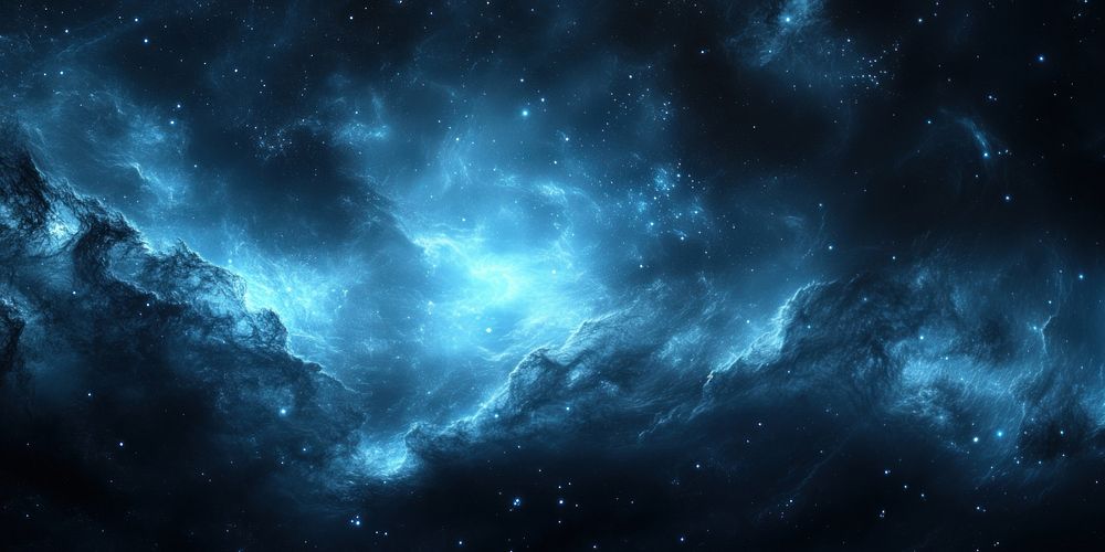 Blue wallpaper astronomy universe nebula. | Free Photo - rawpixel