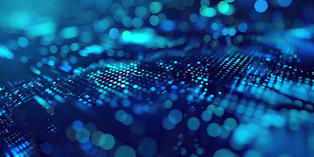 Computer code blue tone background | Free Photo - rawpixel