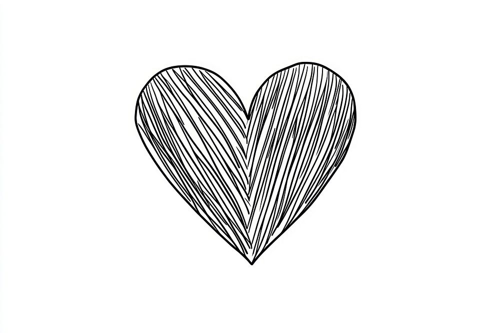 Heart drawing sketch simple. | Free Photo Illustration - rawpixel