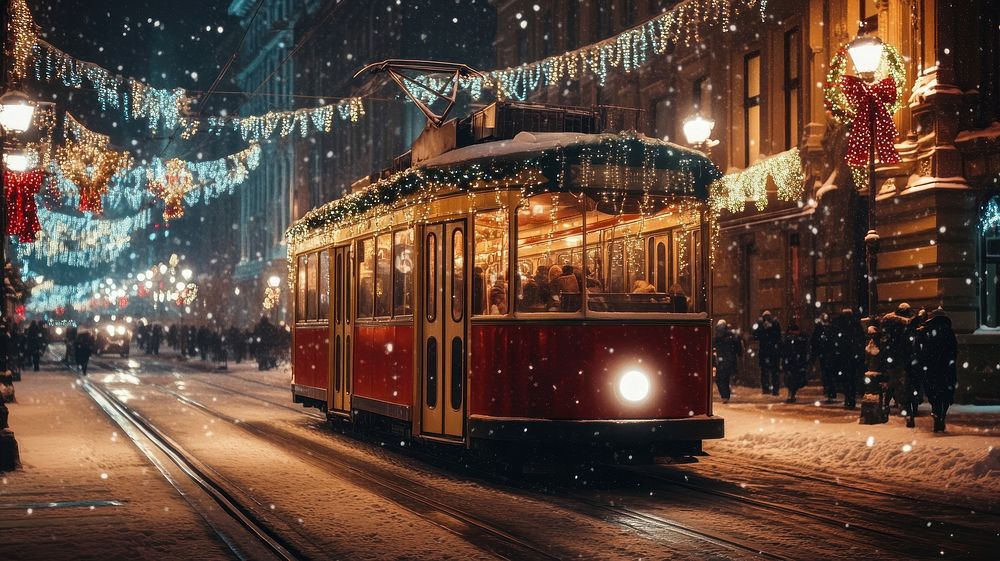 Snowfall City Snow Scene Wallpaper Images | Free Photos, PNG Stickers ...