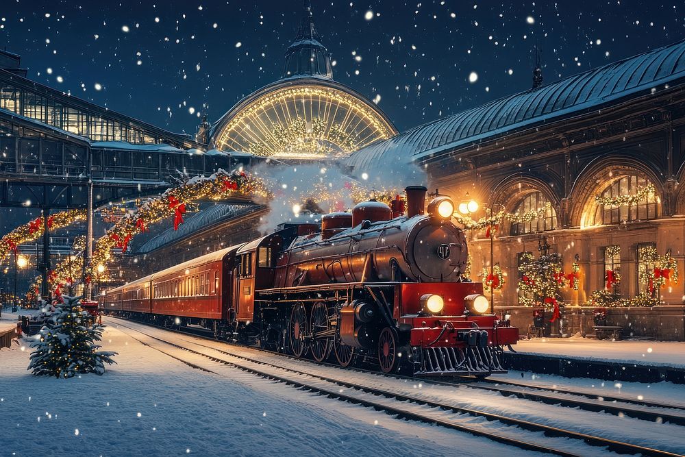 Real streamline electric train decorations | Free Photo - rawpixel