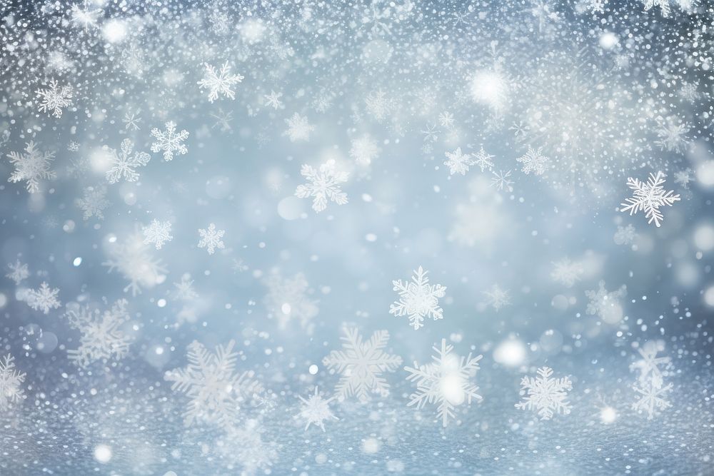 Bokeh light snowflakes background wonderland | Free Photo - rawpixel