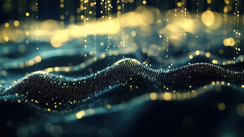 Digital code landscape lights background | Free Photo - rawpixel