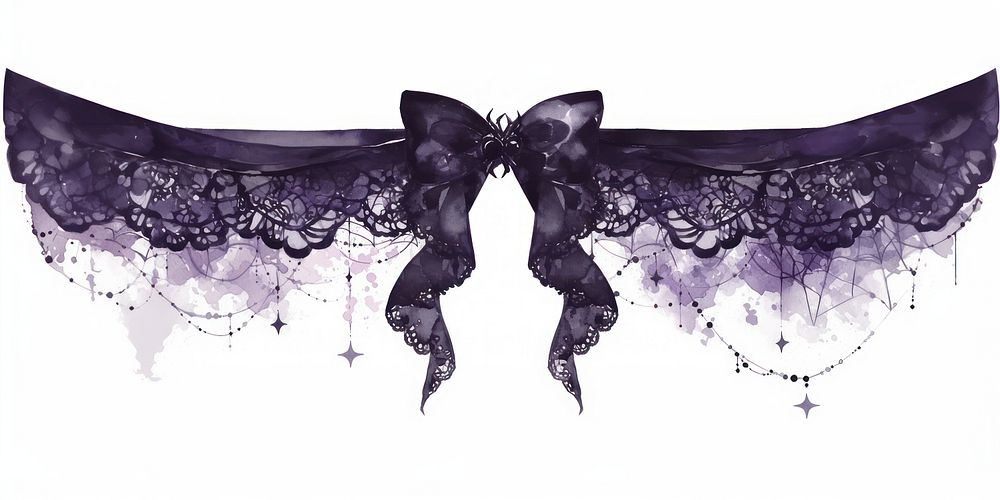 Black spider web lace illustration | Free Photo Illustration - rawpixel